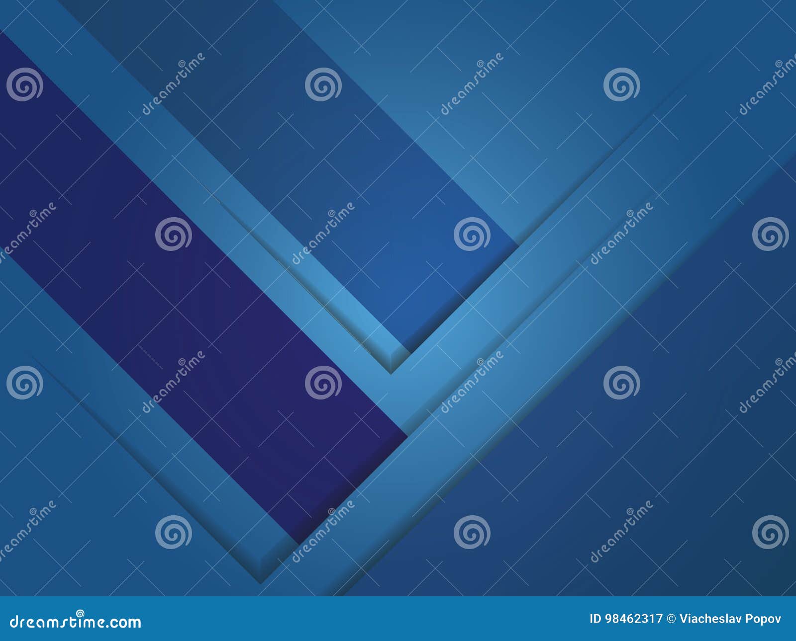 Abstract Blue Report Cover Template Design. Stock Illustration ...