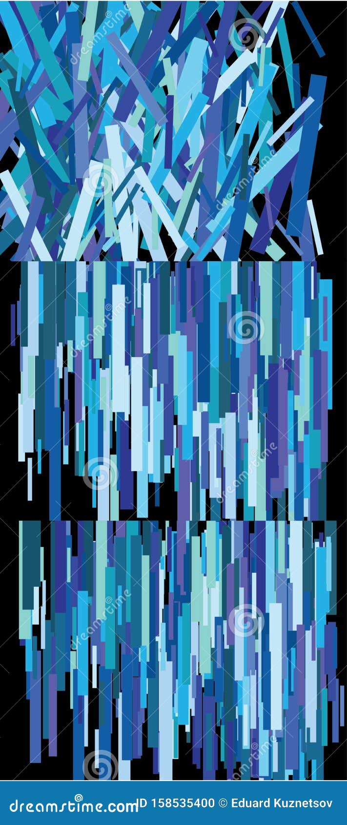 Abstract Blue Restangles for Holidays Stock Illustration - Illustration ...