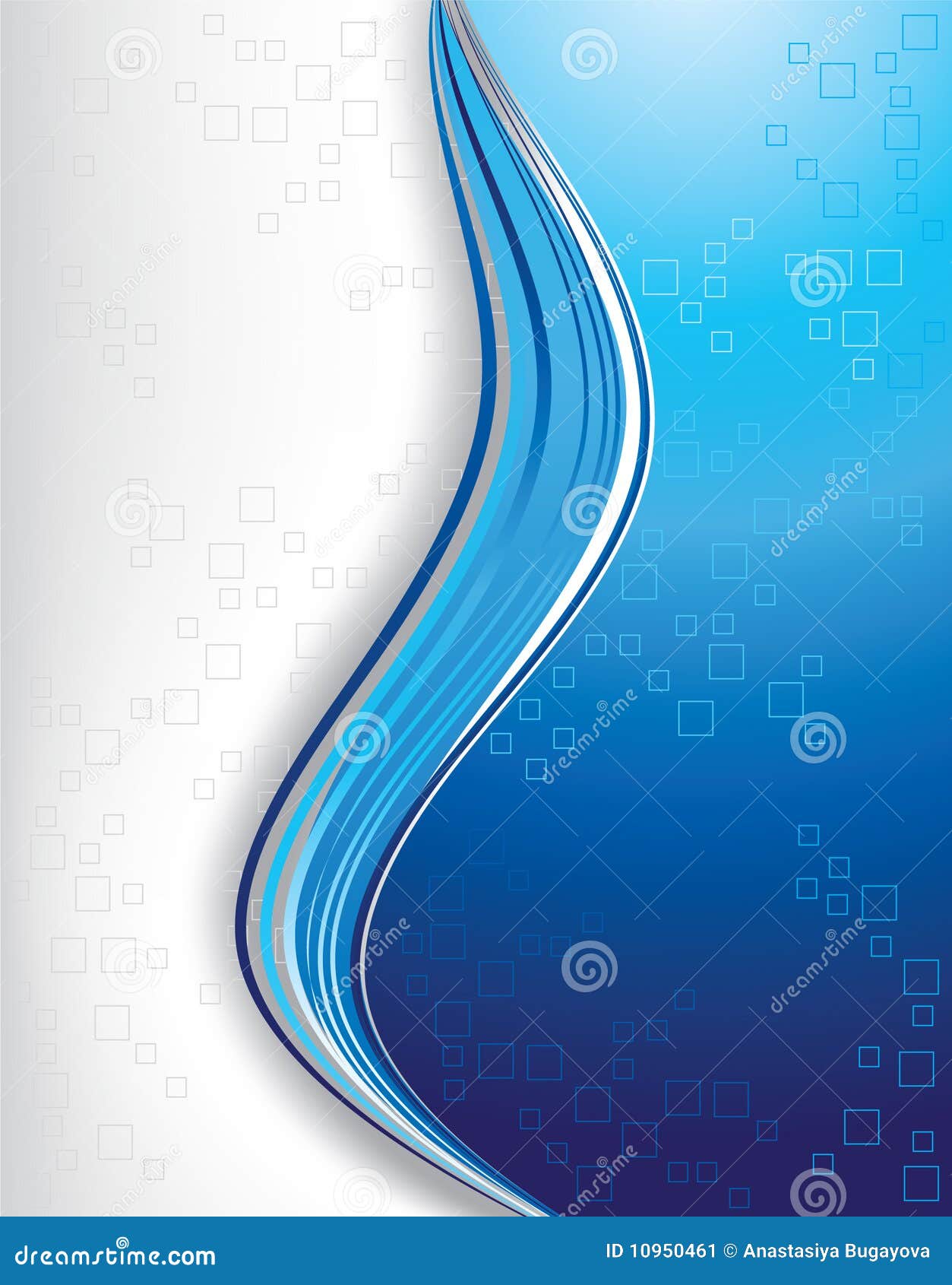 Abstract Blue Ribbons Background Stock Vector - Illustration of graphic ...