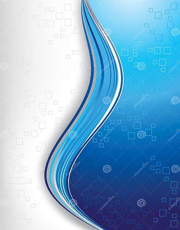 Abstract Blue Ribbons Background Stock Vector - Illustration of graphic ...