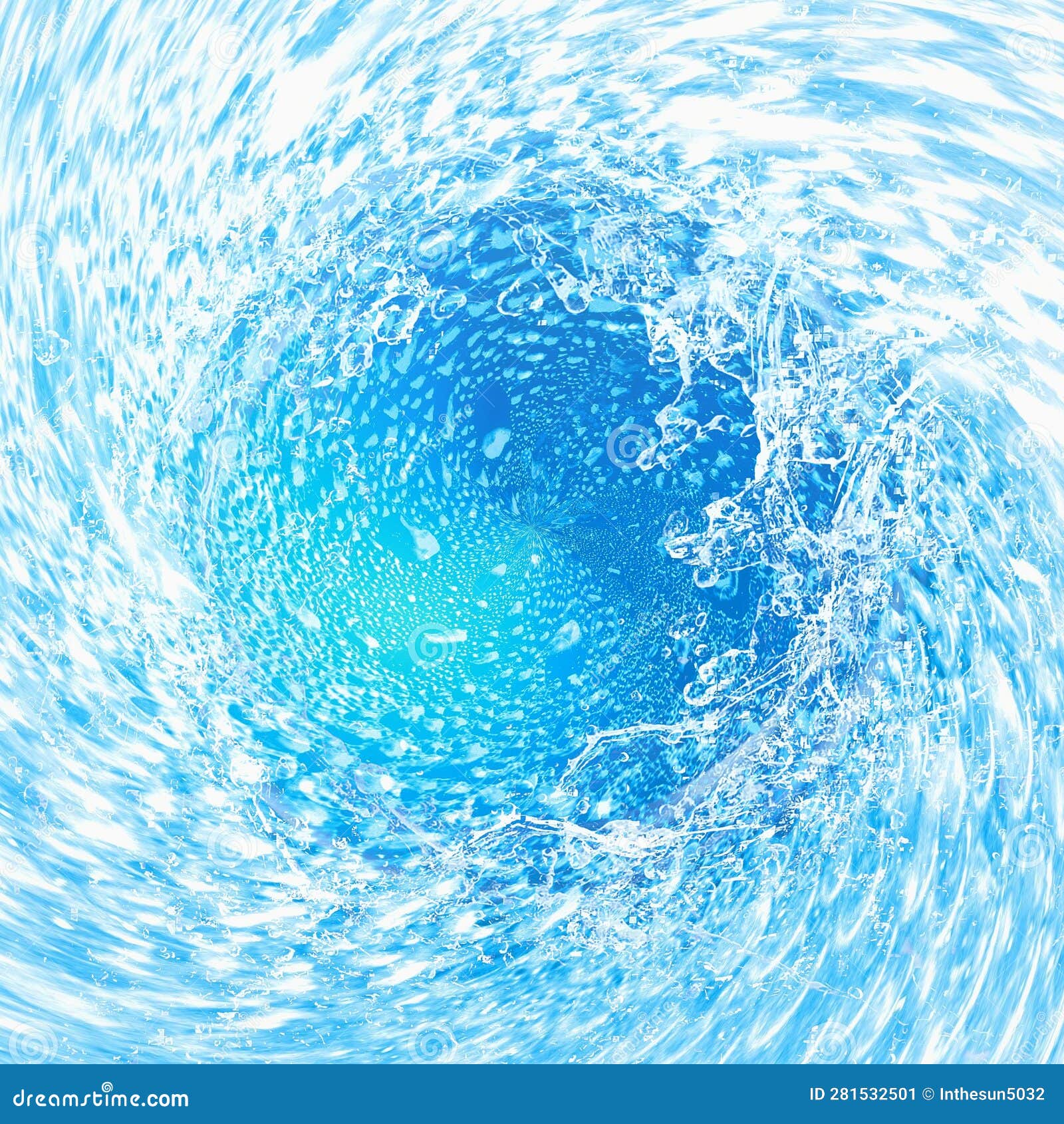 Abstract Blue Ripples and Splashes Background Stock Image - Image of ...
