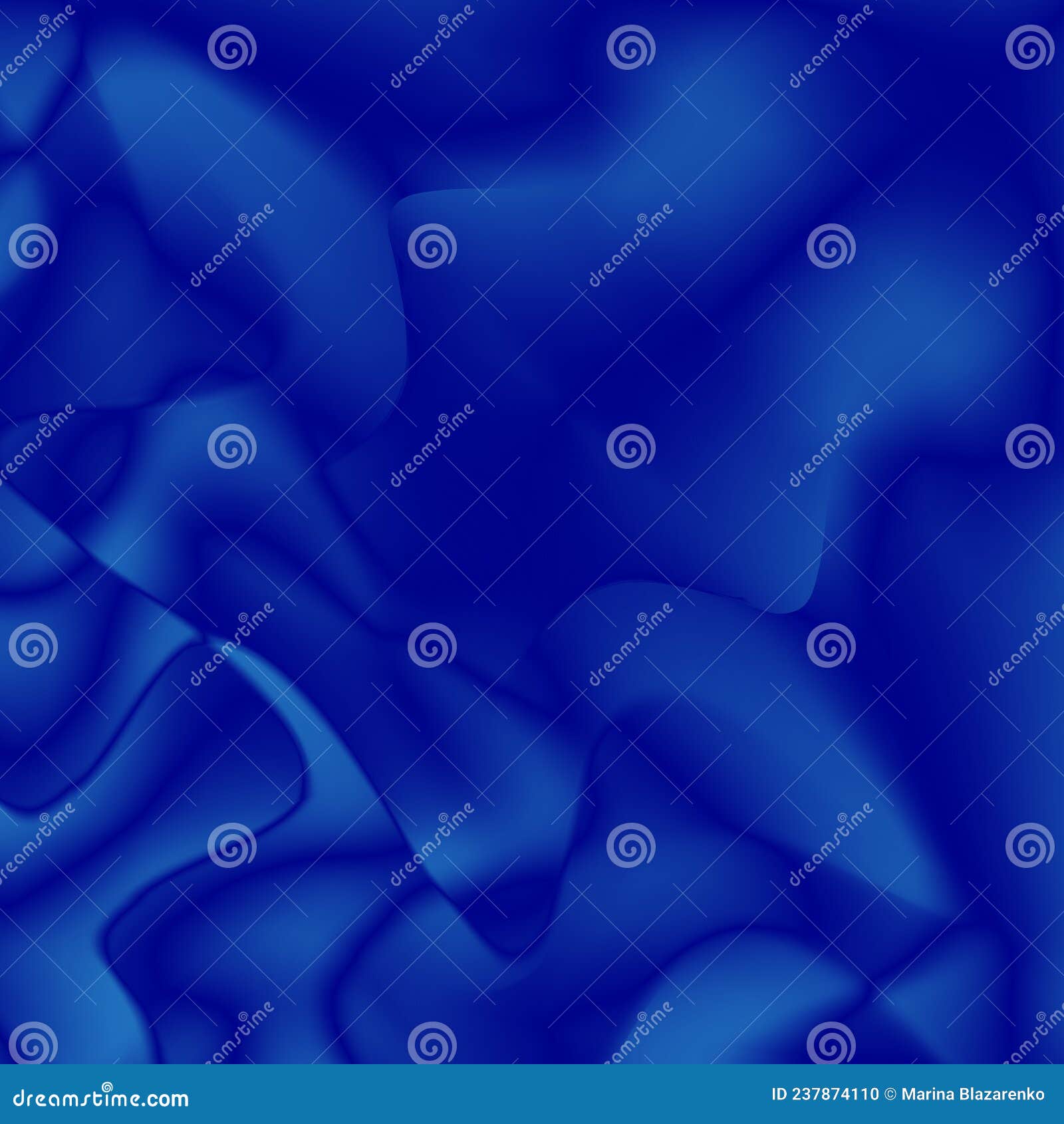 Abstract Blue Saturated Background with Different Elements.3d. Stock ...