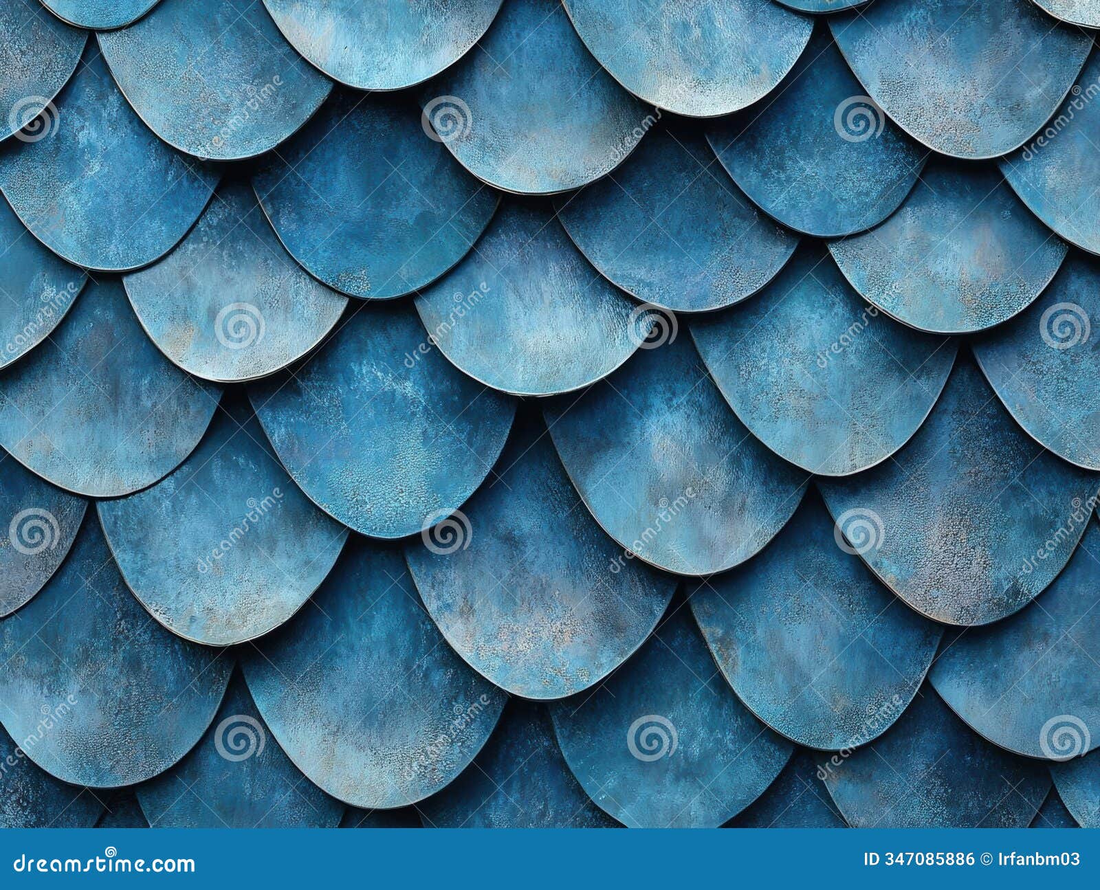 Abstract Blue Scales Pattern, Textured Surface Stock Photo - Image of ...