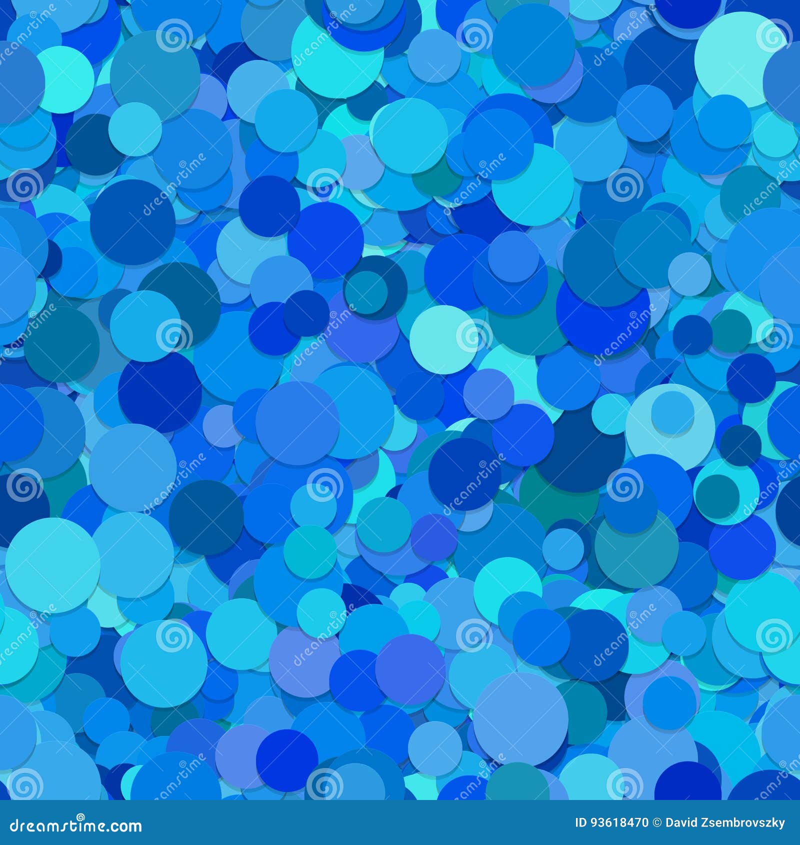 Abstract Blue Scattered Dot Pattern Background Stock Vector ...