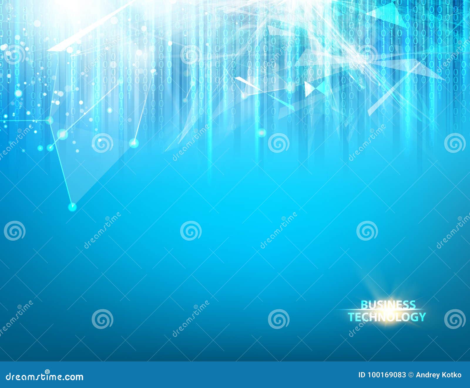 Abstract Blue Science Design. Stock Vector - Illustration of blue, line ...