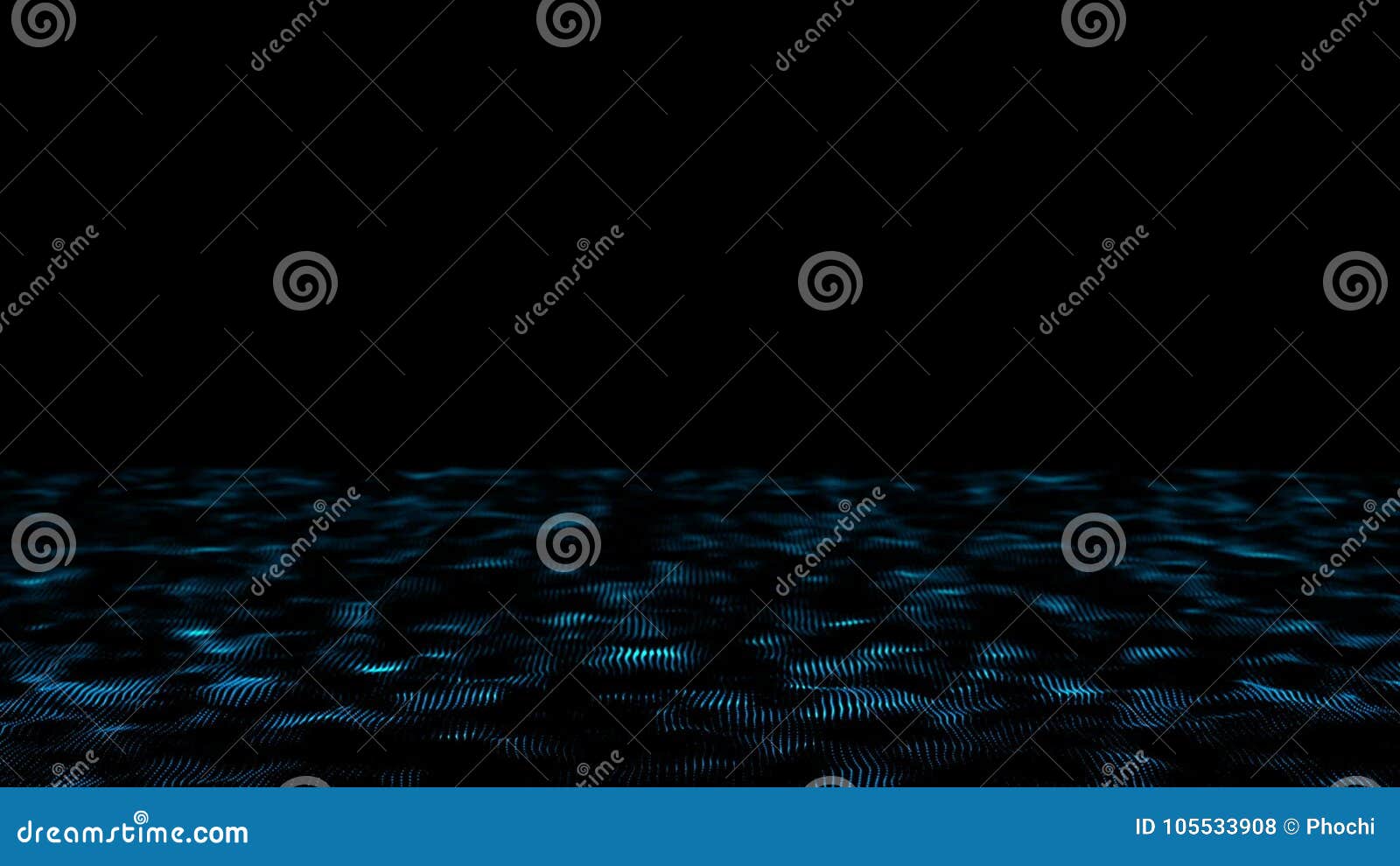 Abstract Blue Sea Wave Animation Ripple Dark Background. Stock Footage ...