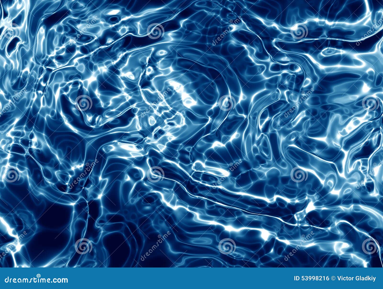 Abstract Blue Seamless Plasma Background Stock Photo - Image of bright ...