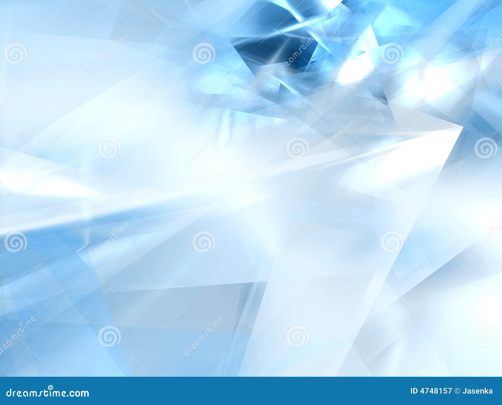 Abstract blue shape stock illustration. Illustration of wallpaper - 4748157