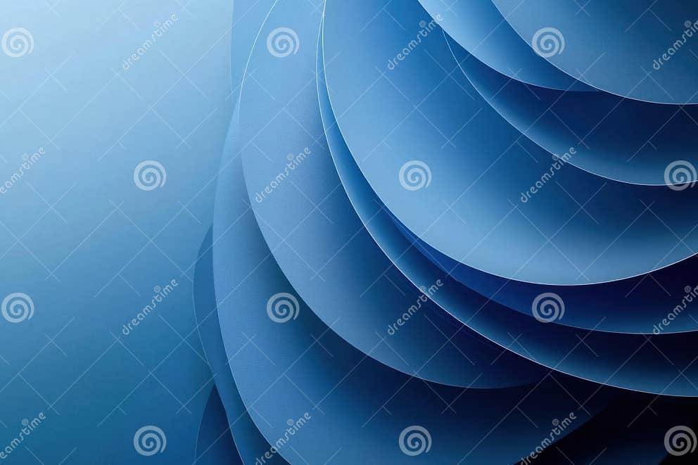 Abstract Blue Shapes, Creating Depth and Dimension with a Minimalist ...