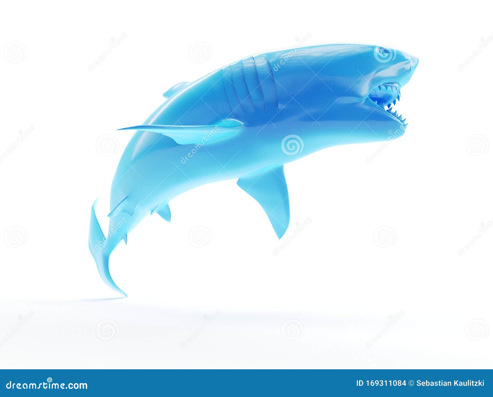 An abstract blue shark stock illustration. Illustration of background ...