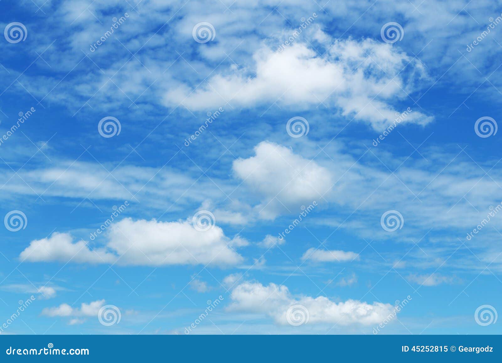 Abstract Blue Sky Background Stock Image - Image of landscape, light ...