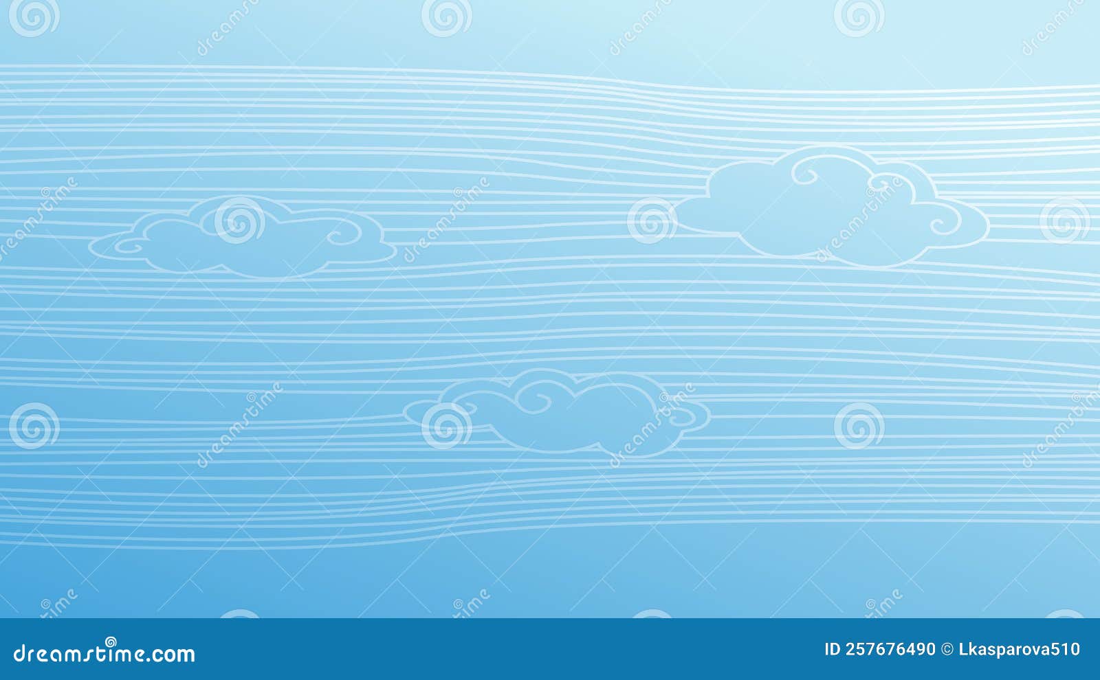 Abstract Blue Sky Line Background Stock Vector - Illustration of ...