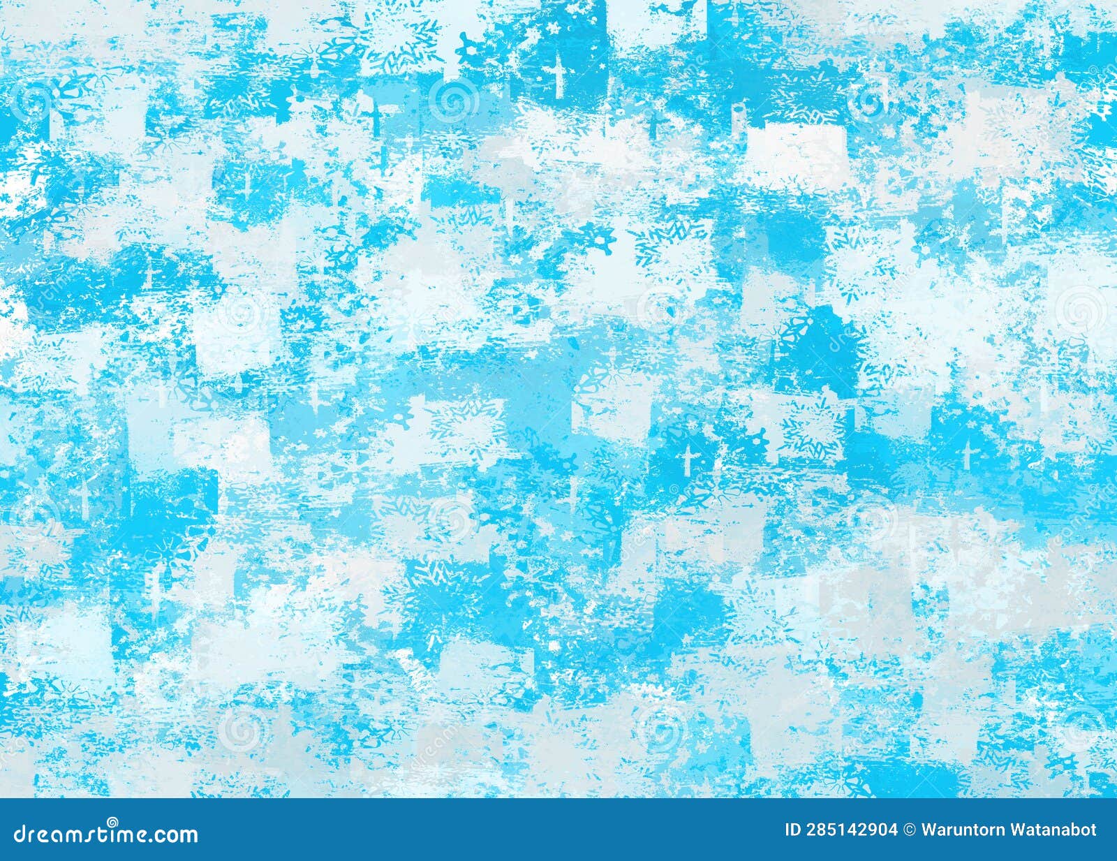 Abstract Blue Sky Painting Texture Stock Illustration - Illustration of ...