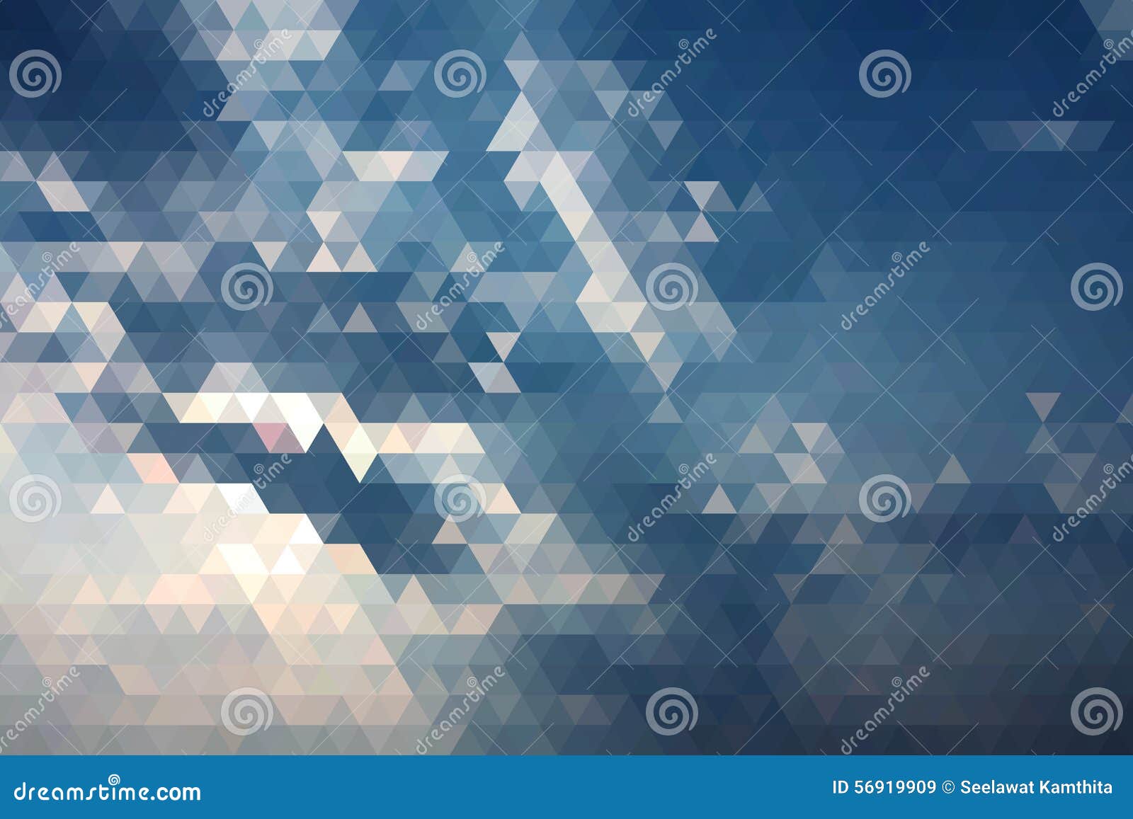 Geometric Triangular, Acute-angled, Polygonal, Sharp-shaped Fabric ...