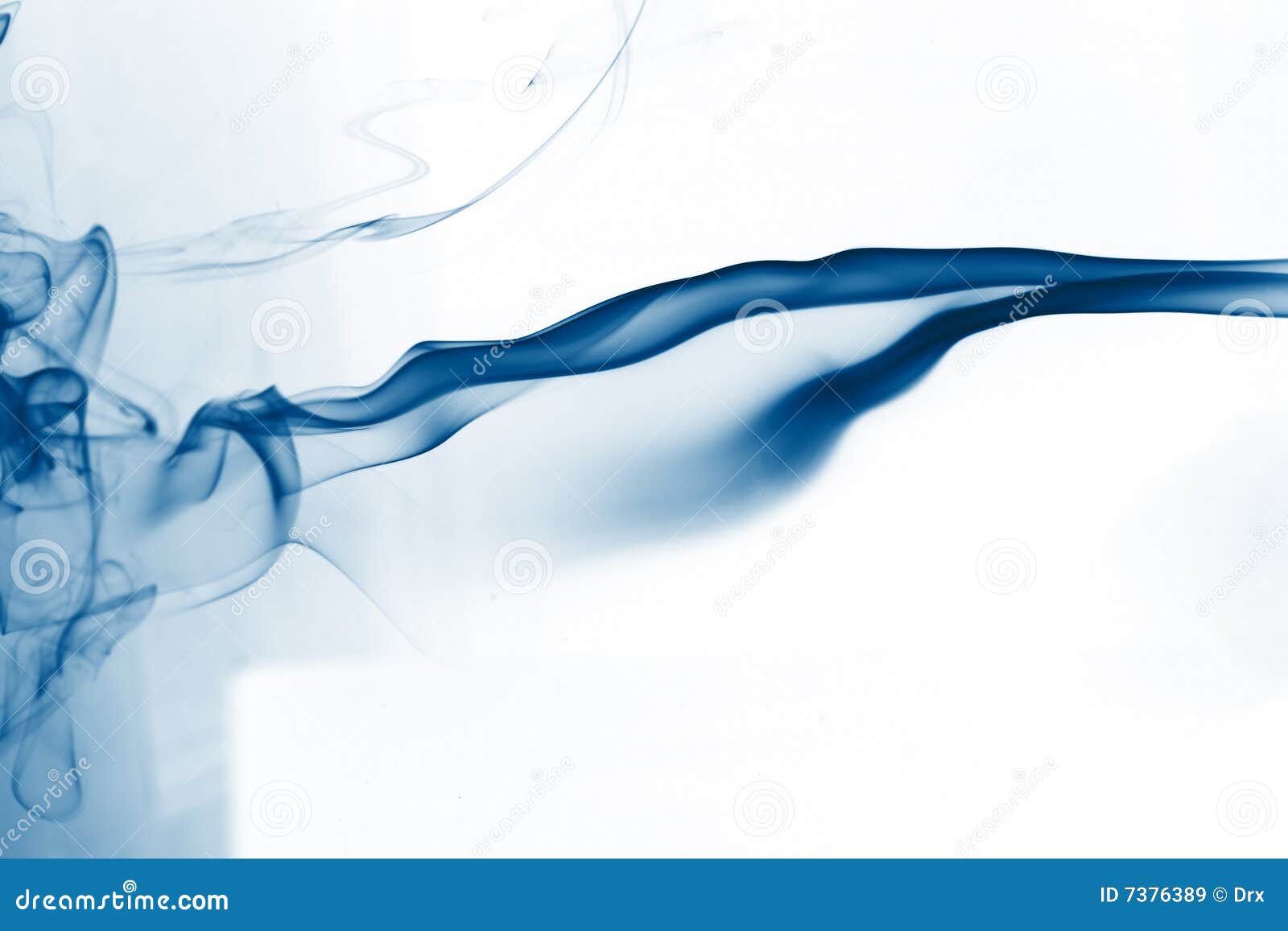 Abstract blue smoke stock image. Image of trail, silky - 7376389