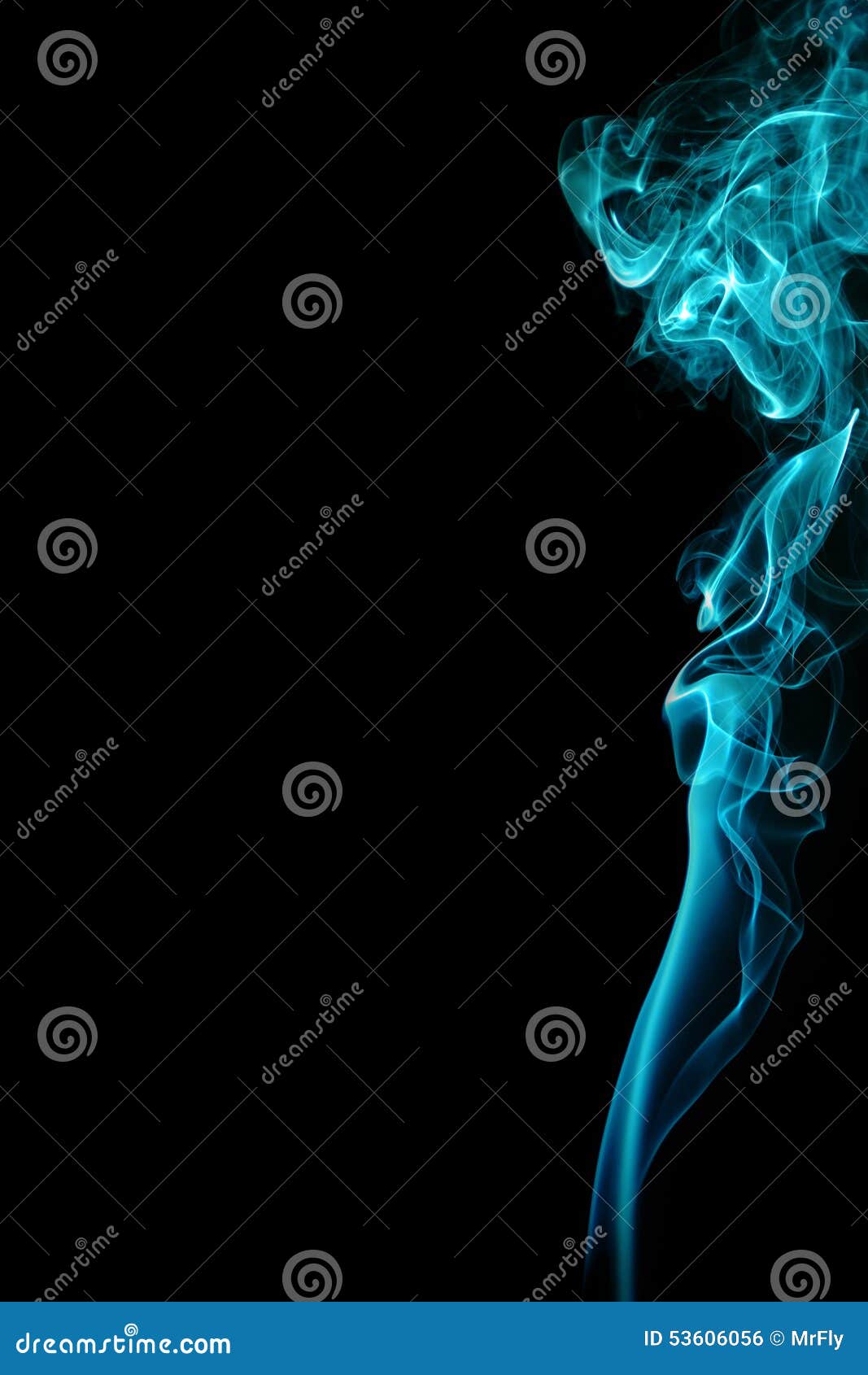 Abstract blue smoke stock photo. Image of curve, burn - 53606056