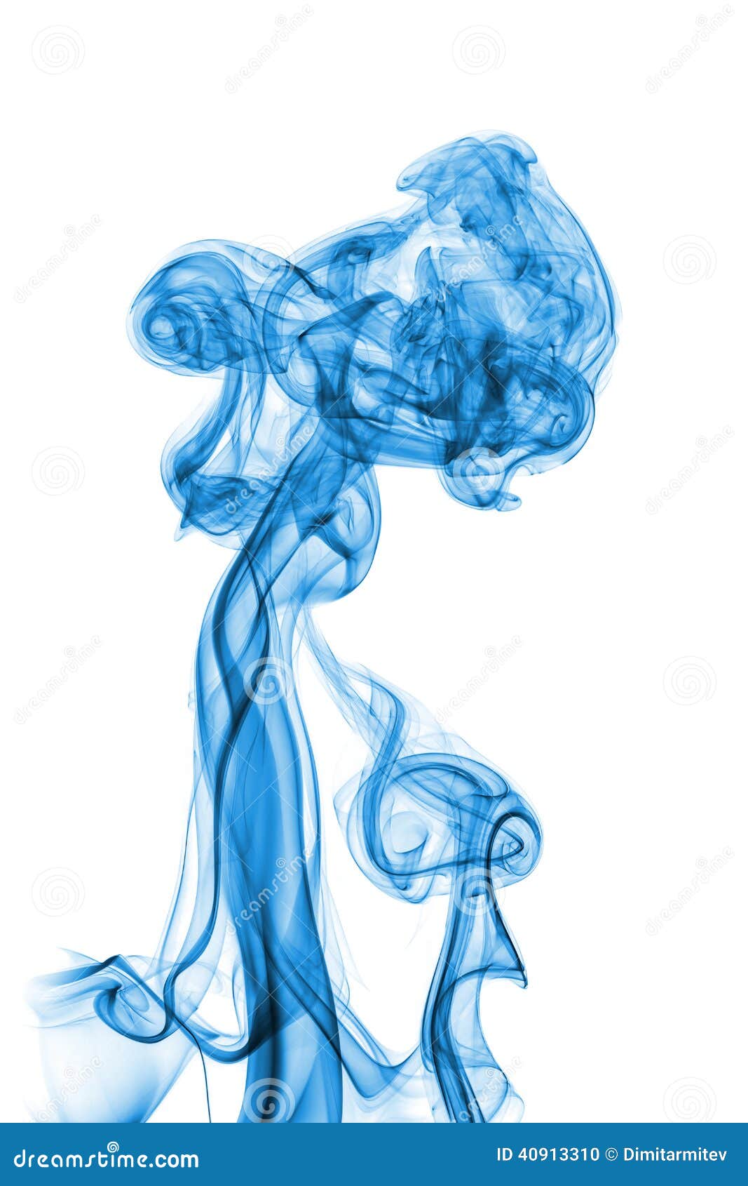 Abstract blue smoke stock photo. Image of incense, abstract - 40913310