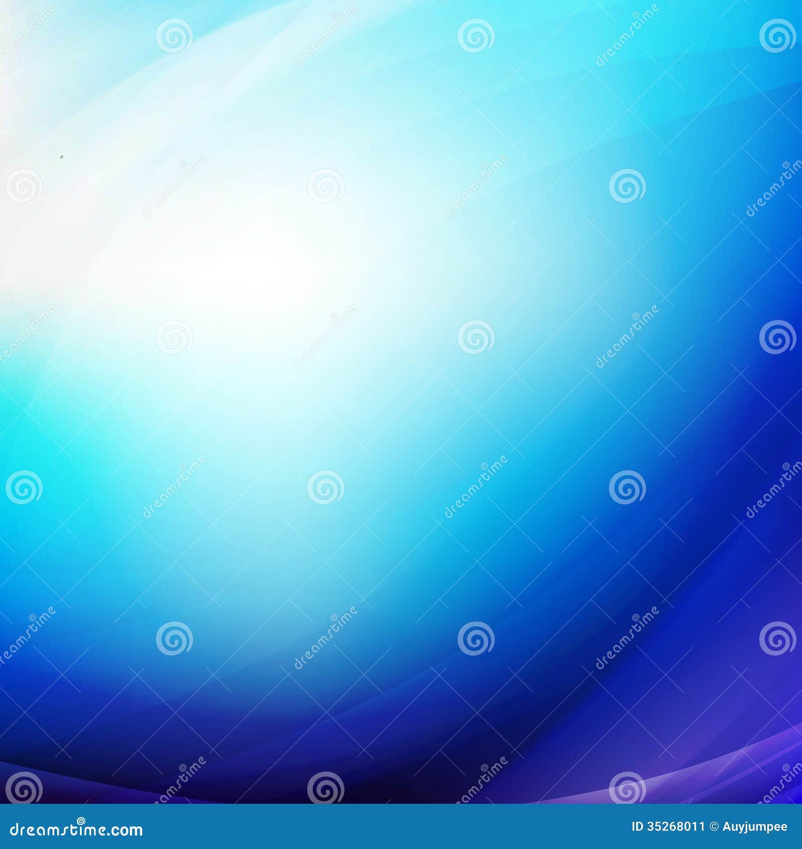 Abstract Blue Smooth Flow Background for Modern Design, Stock Vector ...