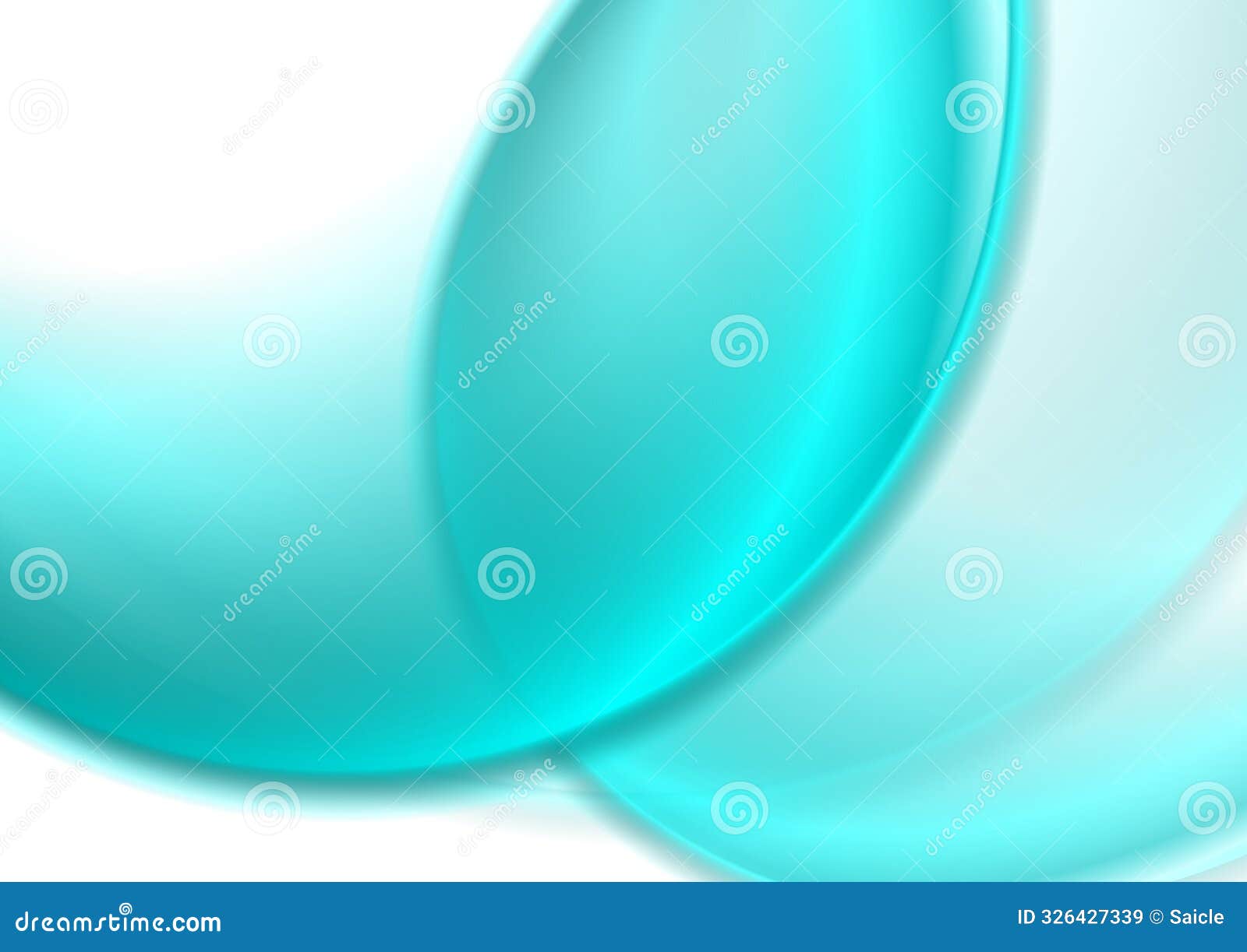 Abstract Blue Smooth Glossy Waves Blurred Elegant Background Stock ...