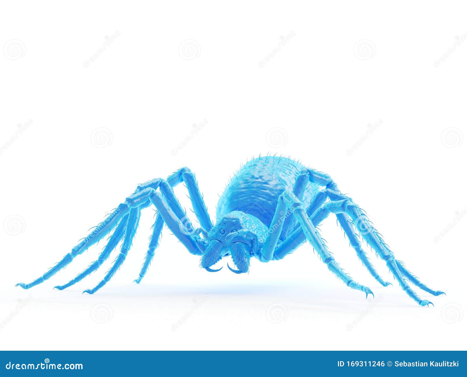 An abstract blue spider stock illustration. Illustration of blank ...