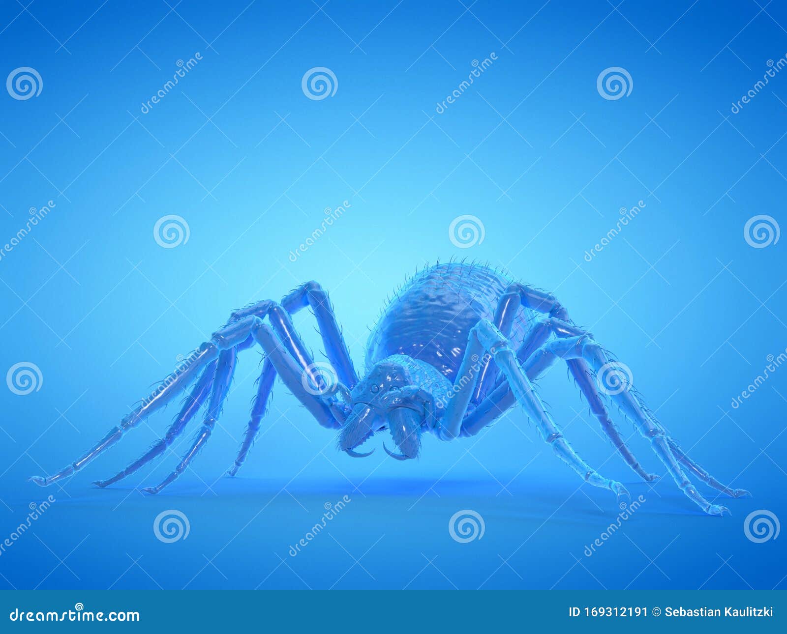 An abstract blue spider stock illustration. Illustration of background ...