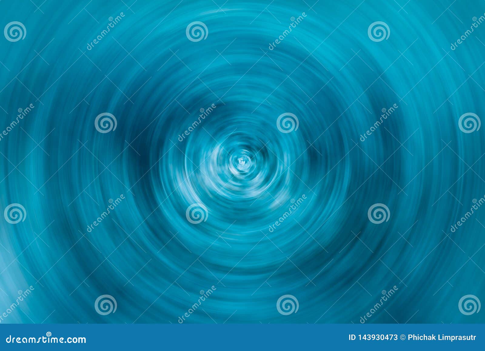 Abstract Blue Spinning Circle with Random Light Spots for Background ...