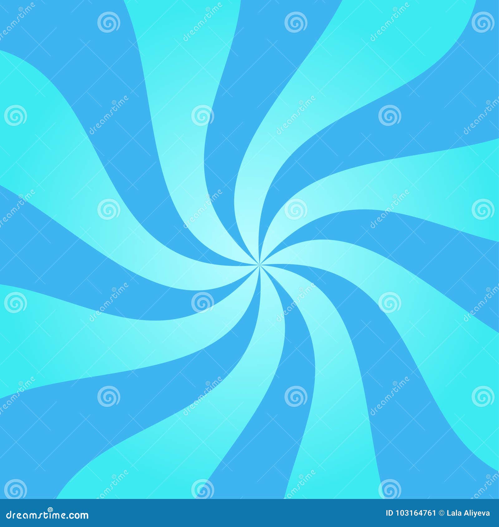 Abstract Blue Spiral Background. Vector Stock Illustration ...