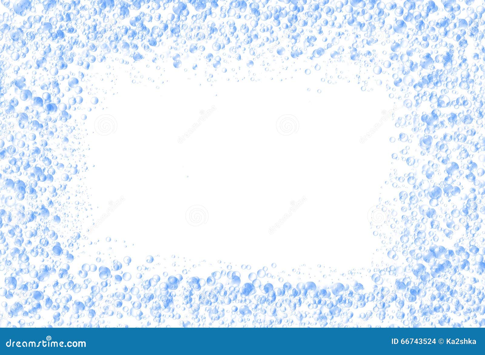 Abstract Blue Splashing Water As Picture Frame Stock Photo - Image of ...