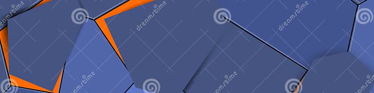 Abstract Blue Splinter Background. Modern Horizontal Mosaic Backdrop ...