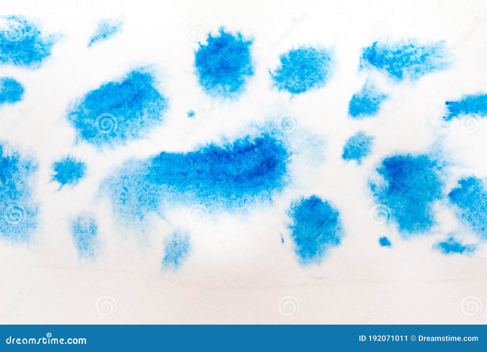 Abstract Blue Splotches Background Stock Illustration - Illustration of ...