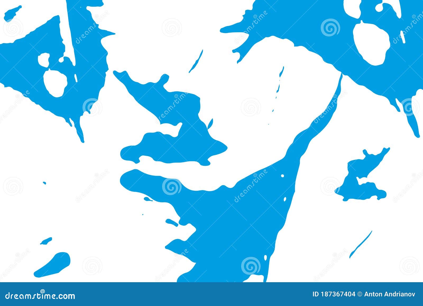 Abstract Blue Spots on a White Background Stock Illustration ...