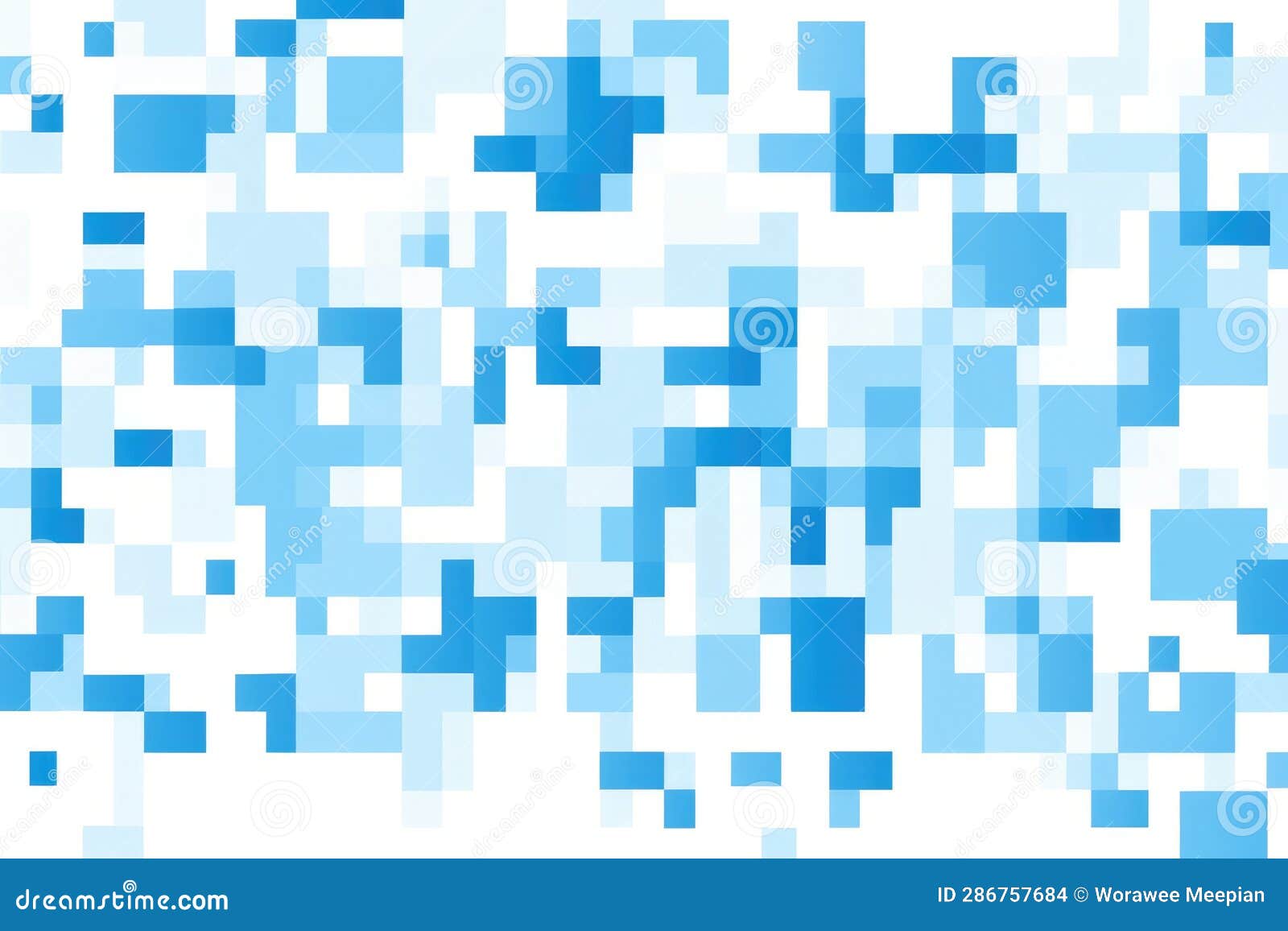 Abstract Blue Square Background. Pattern Texture with Copy Space Stock ...