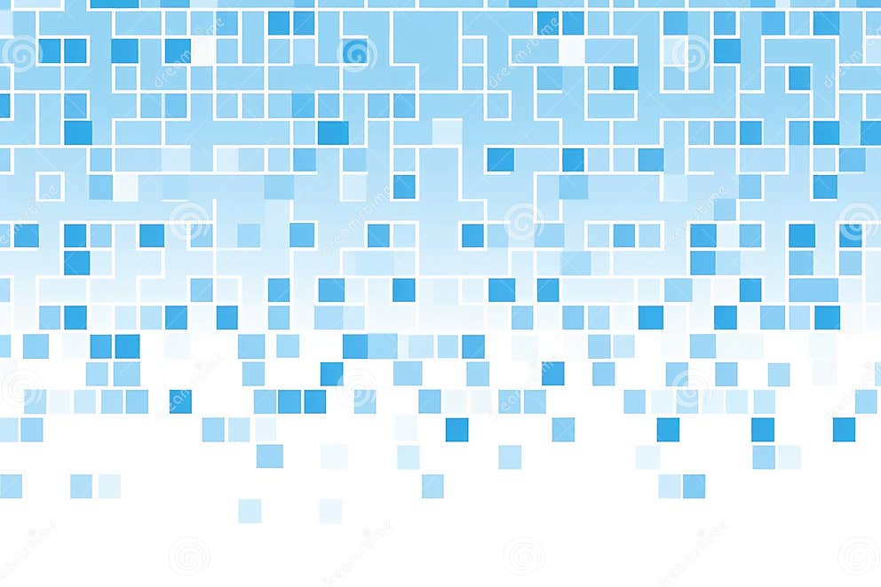 Abstract Blue Square Background. Pattern Texture with Copy Space Stock ...