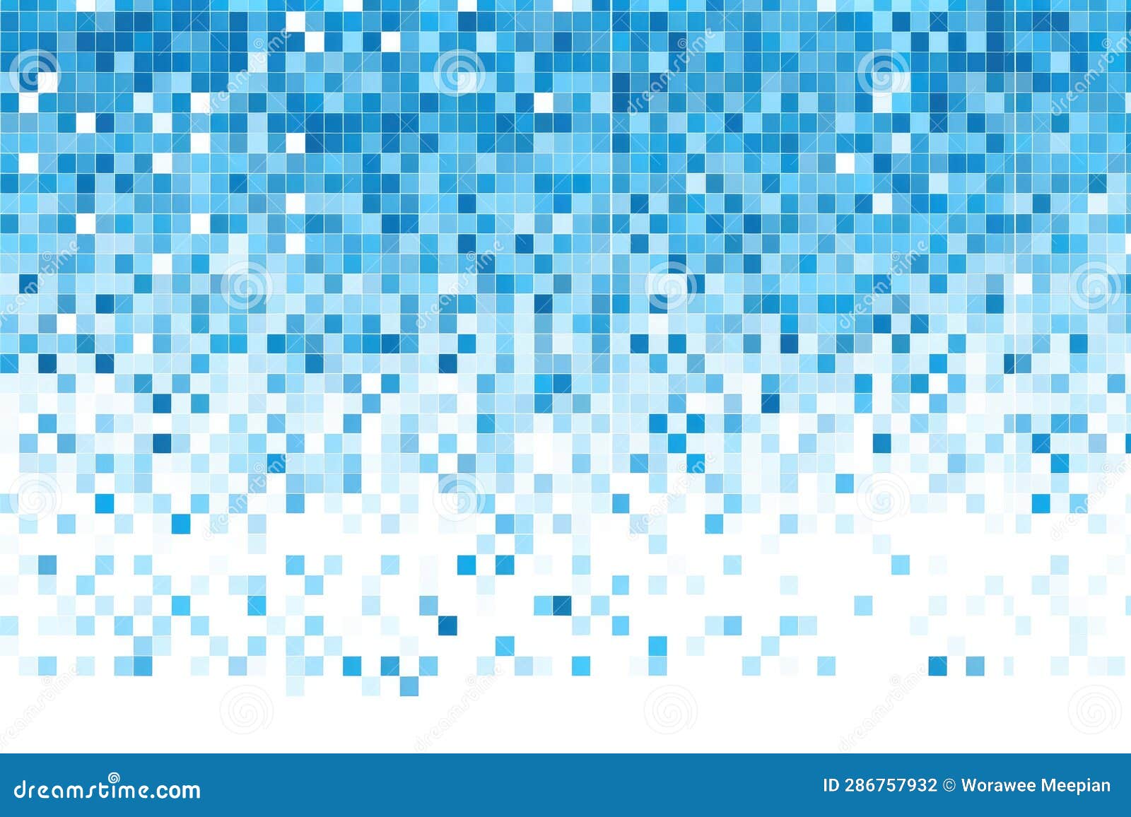 Abstract Blue Square Background. Pattern Texture with Copy Space Stock Illustration ...