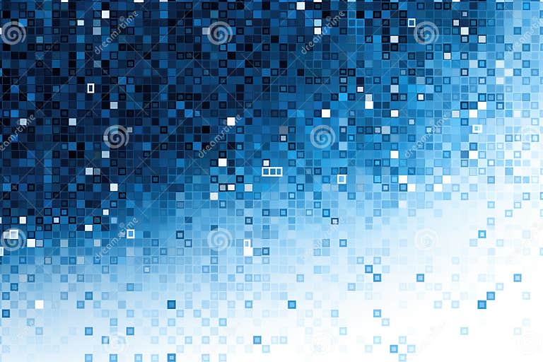 Abstract Blue Square Background. Pattern Texture with Copy Space Stock ...