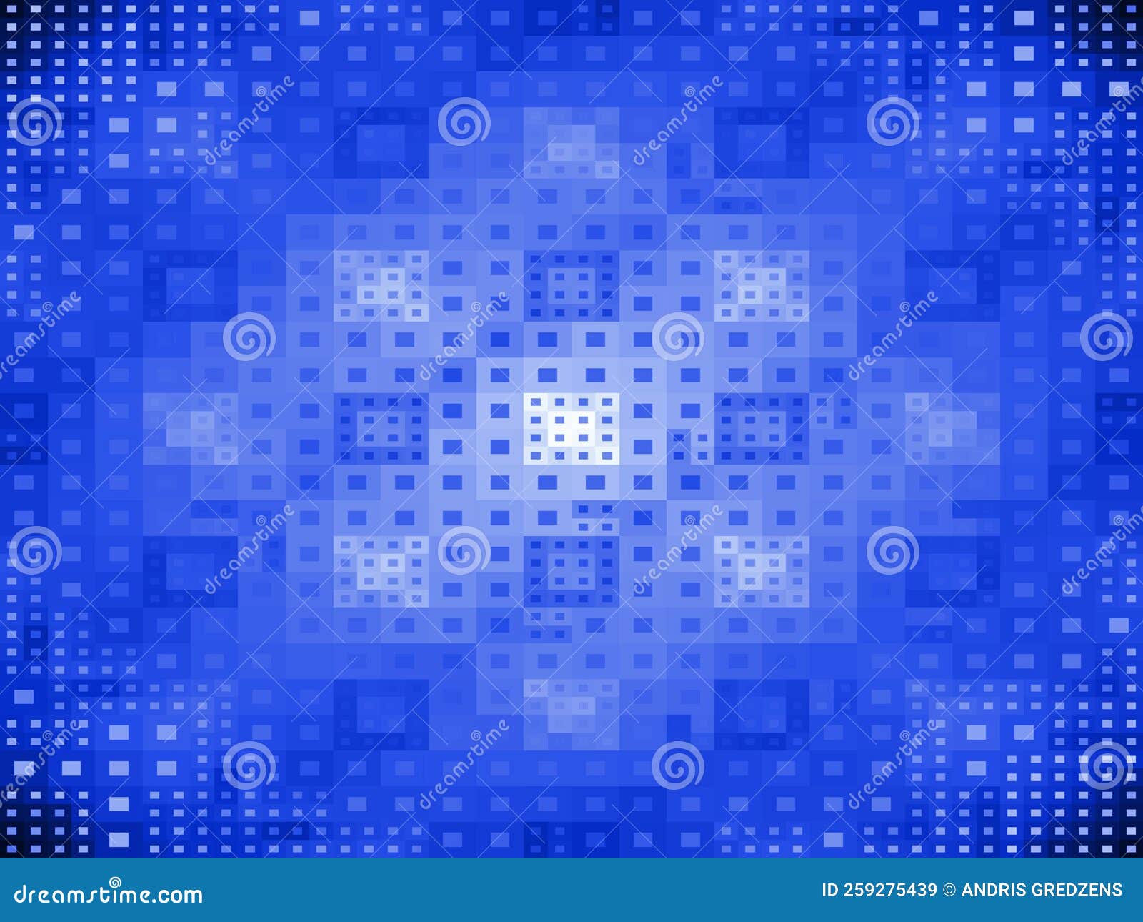 Abstract Blue Square Background Stock Illustration - Illustration of ...