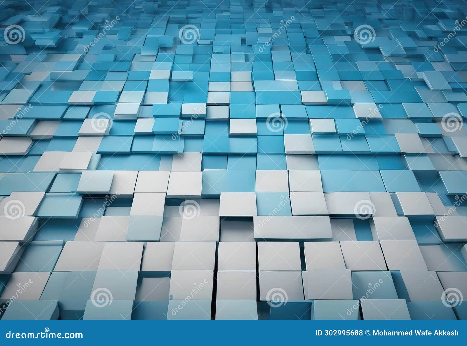 Abstract Blue Square Background Stock IllustrationBackgrounds Abstract ...