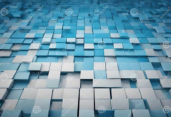 Abstract Blue Square Background Stock IllustrationBackgrounds Abstract ...