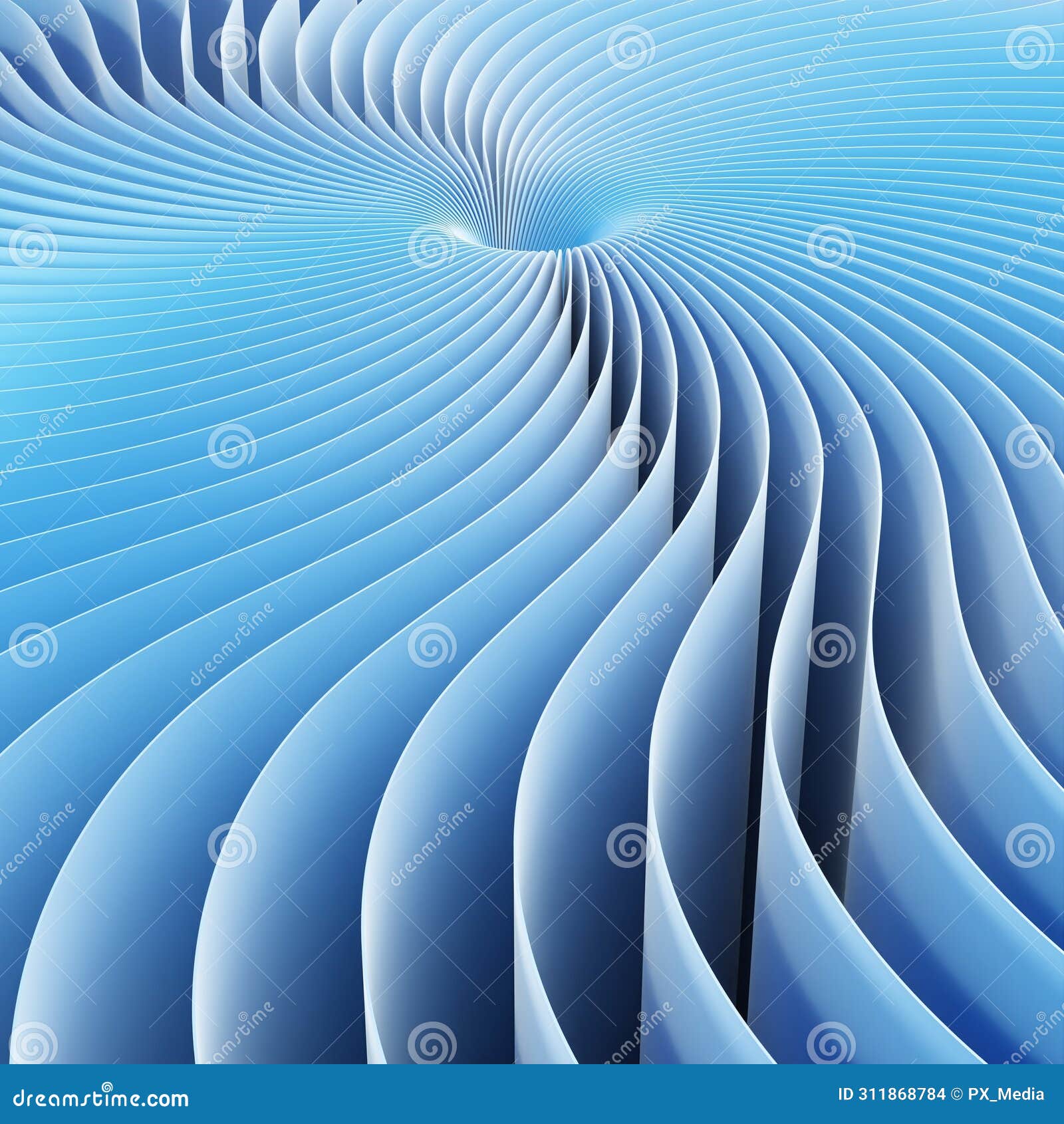 Abstract 3D Blue Square Background with Stripes Stock Illustration ...