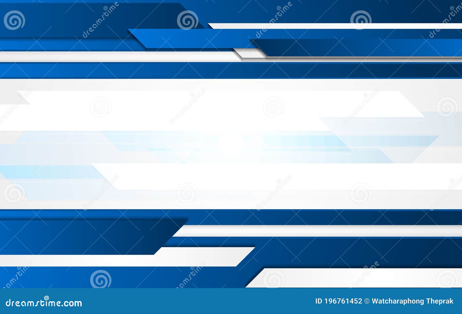 Abstract Blue Square Cyber Theme Graphic Template Stock Vector ...