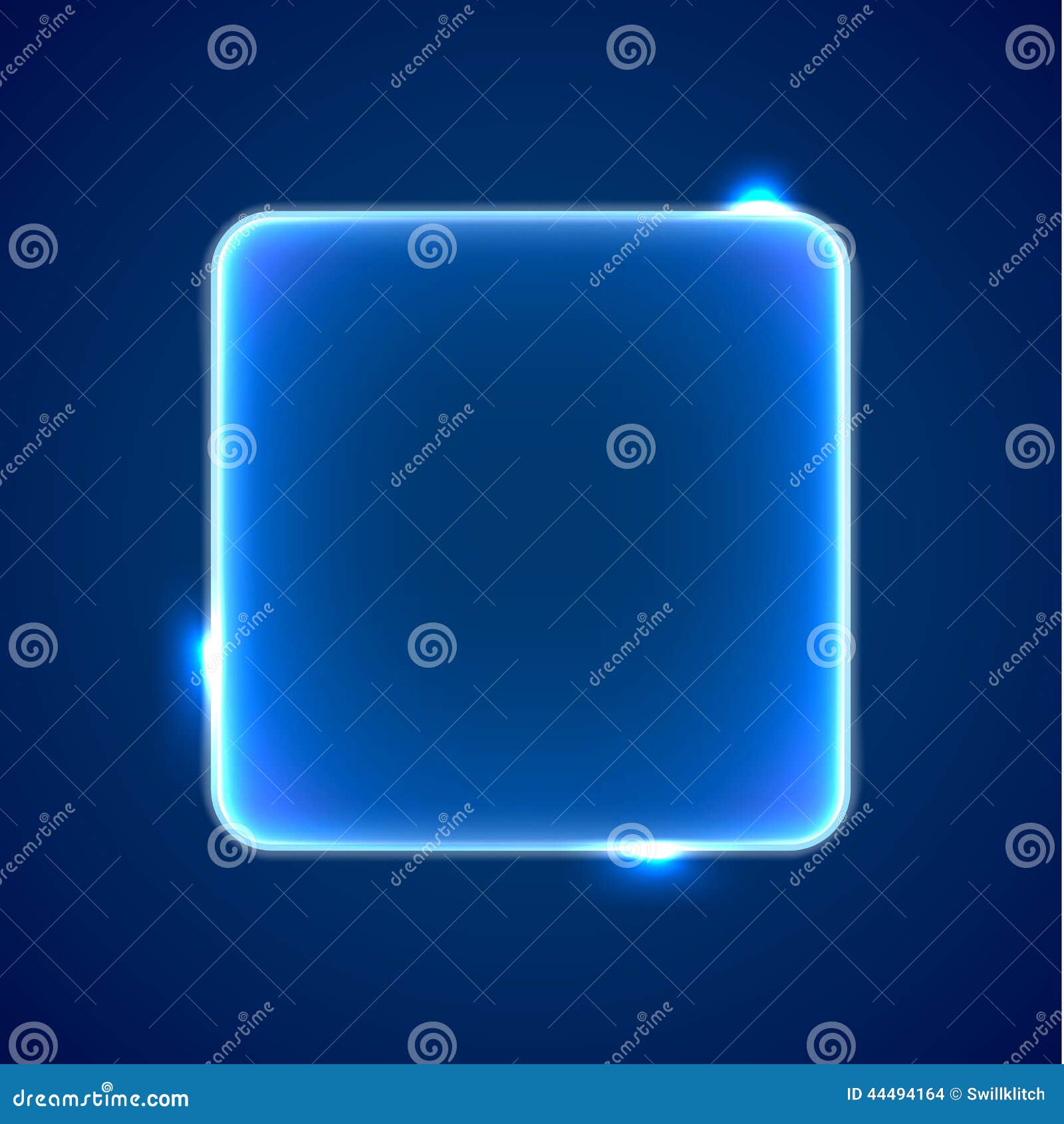 Abstract Blue Square Placeholder Stock Vector - Illustration of graphic ...