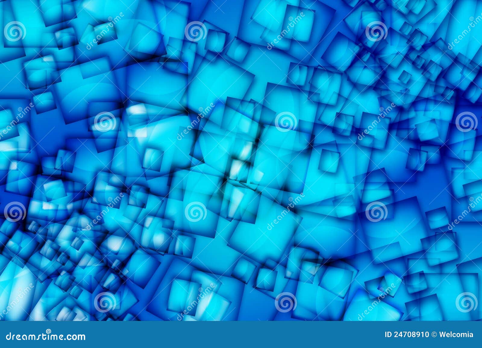 Abstract Blue Squares stock photo. Image of abstract - 24708910