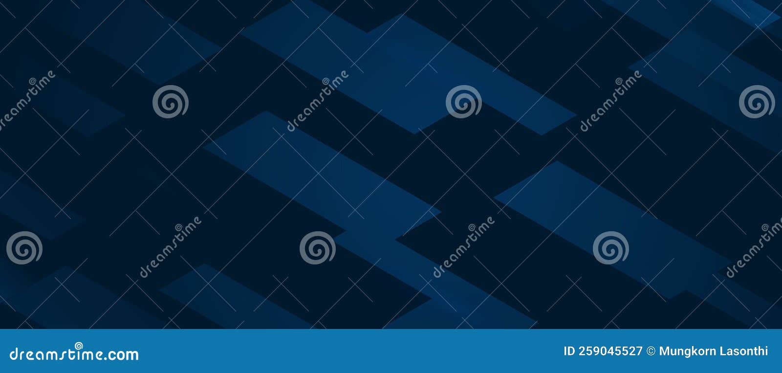Abstract Blue Squares Geometric Elements Background. Hi-tech Digital ...