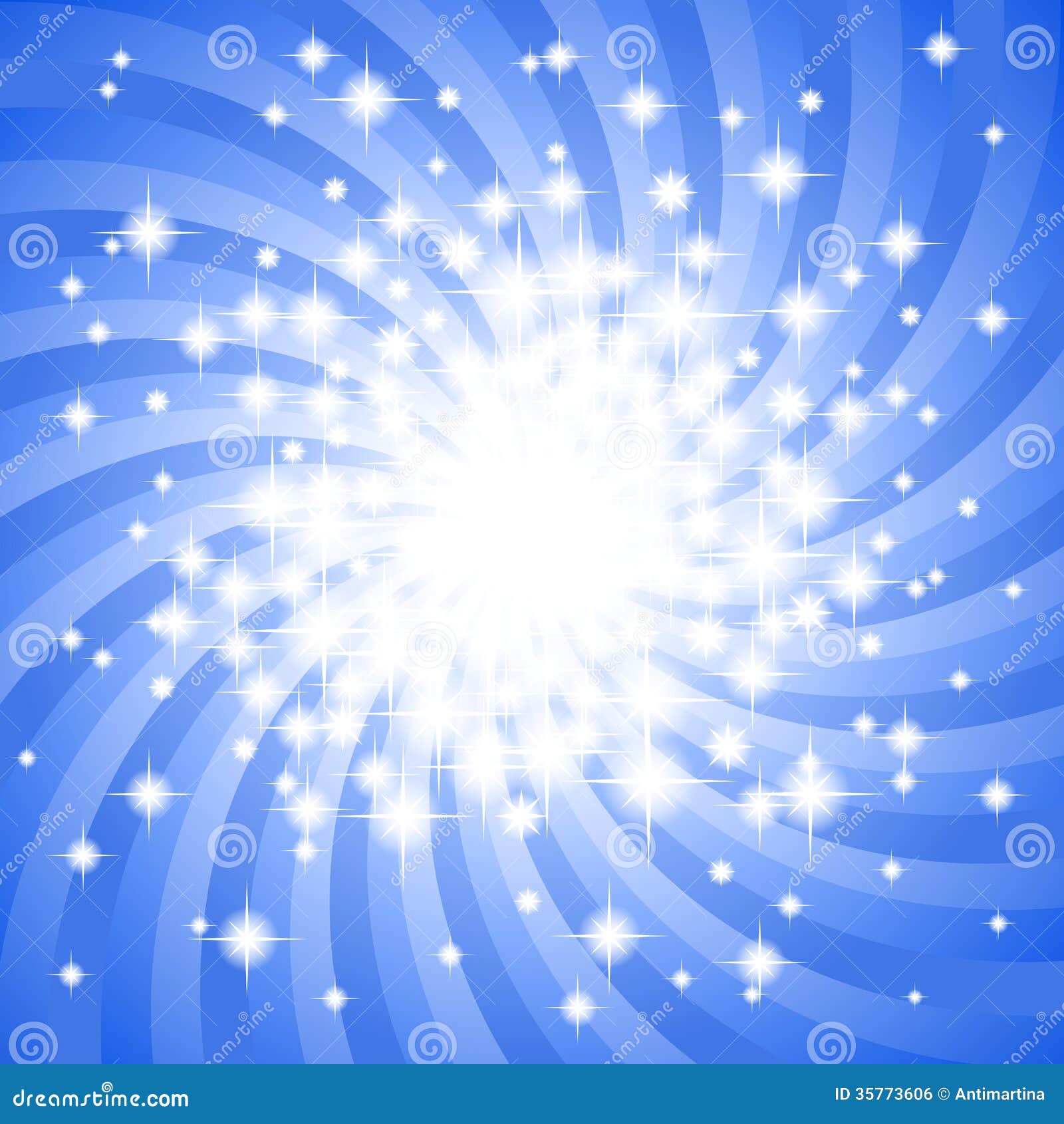 Abstract Blue Star Background Stock Vector - Illustration of festive ...