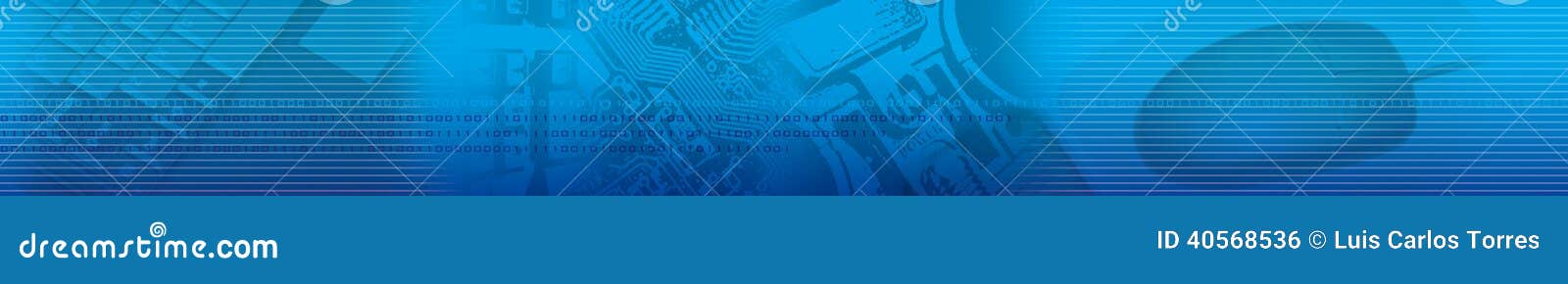 Abstract Blue Strip Technology Stock Illustration - Illustration of ...