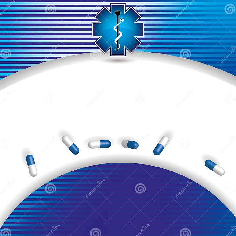 Abstract Blue Stripe Medical Background Stock Vector - Illustration of ...