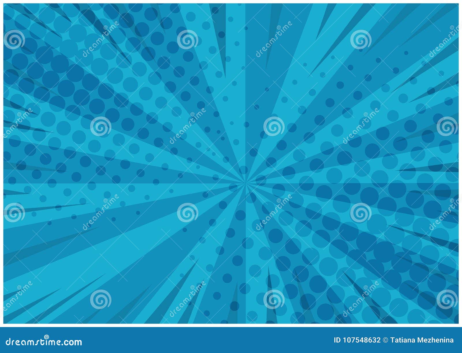 Abstract Blue Striped Retro Comic Background Stock Illustration ...