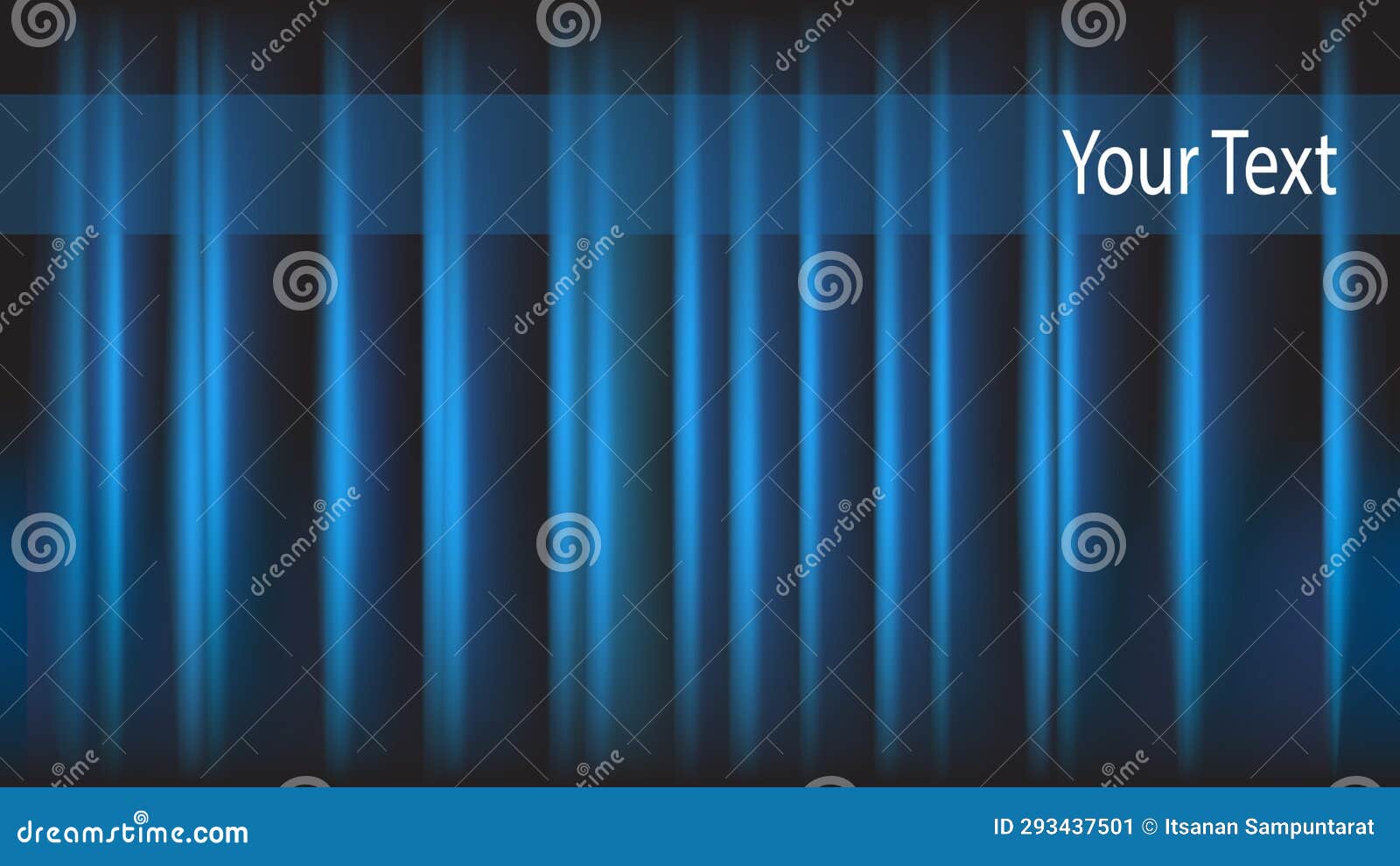 Abstract Blue Strips Background Stock Vector - Illustration of business ...
