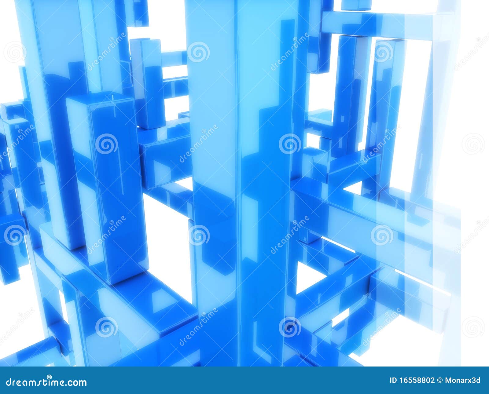 Abstract blue structure stock illustration. Illustration of backdrop ...
