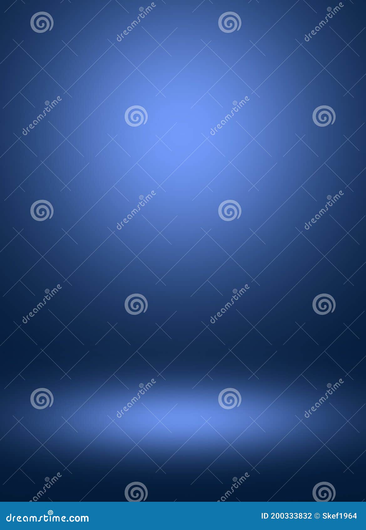 Abstract Blue Studio Workshop Background. Stock Illustration ...